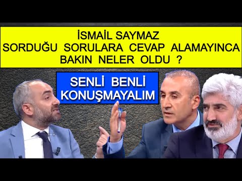 İsmail Saymaz, İhsan Aktaş ve Metin Özkan arasında tartışma