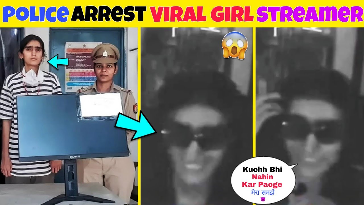 😦 | Viral Girl Gaming Streamer Kuwari Begum Finally Arrest | Ghaziabad ...