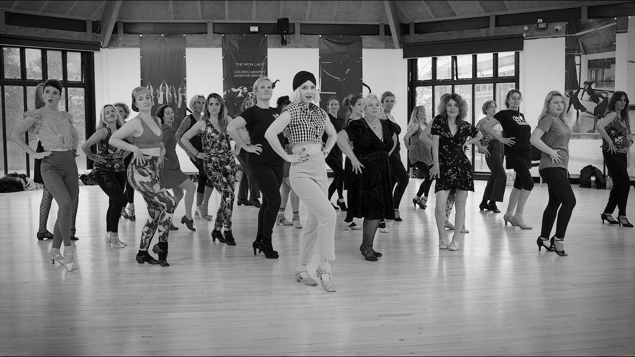 Burlesque Dance routine - Sharon Davis Masterclass MyCharleston - YouTube