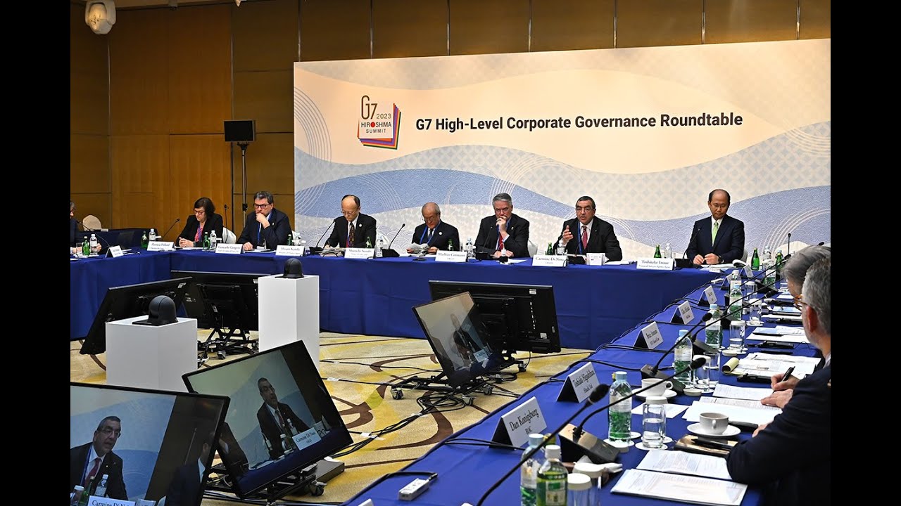 May 11, 2023 G7 High Level Corporate Governance Roundtable - YouTube