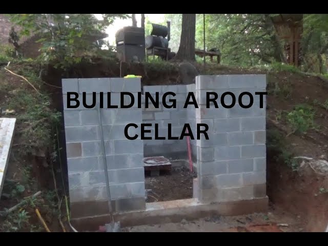 Aerated Concrete Blocks Root Cellar Root Cellars – Hobby Farms