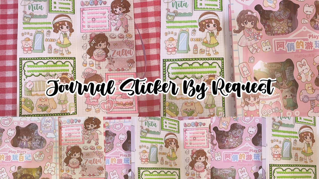 Stickers journaling 📝📚| Jurnal stiker 🌸| sticker by request | sticker ...