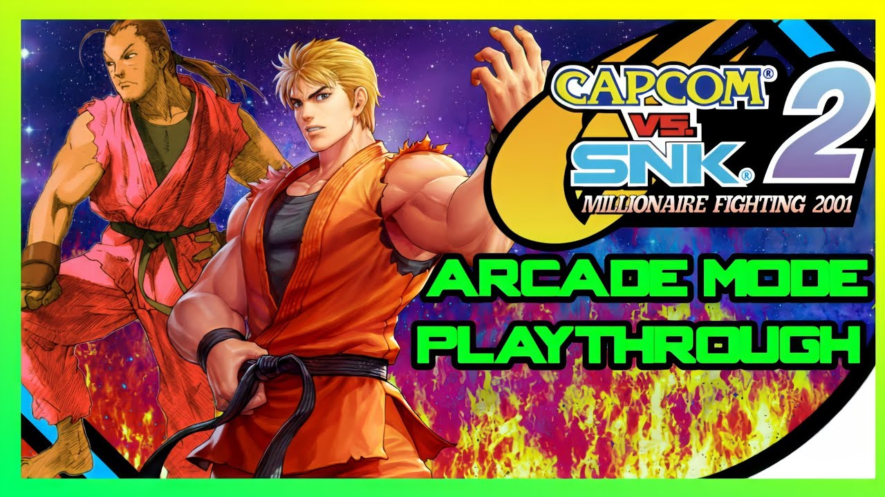 Capcom VS. SNK 2 Arcade Playthrough Dan {& The Joke characters Team ...