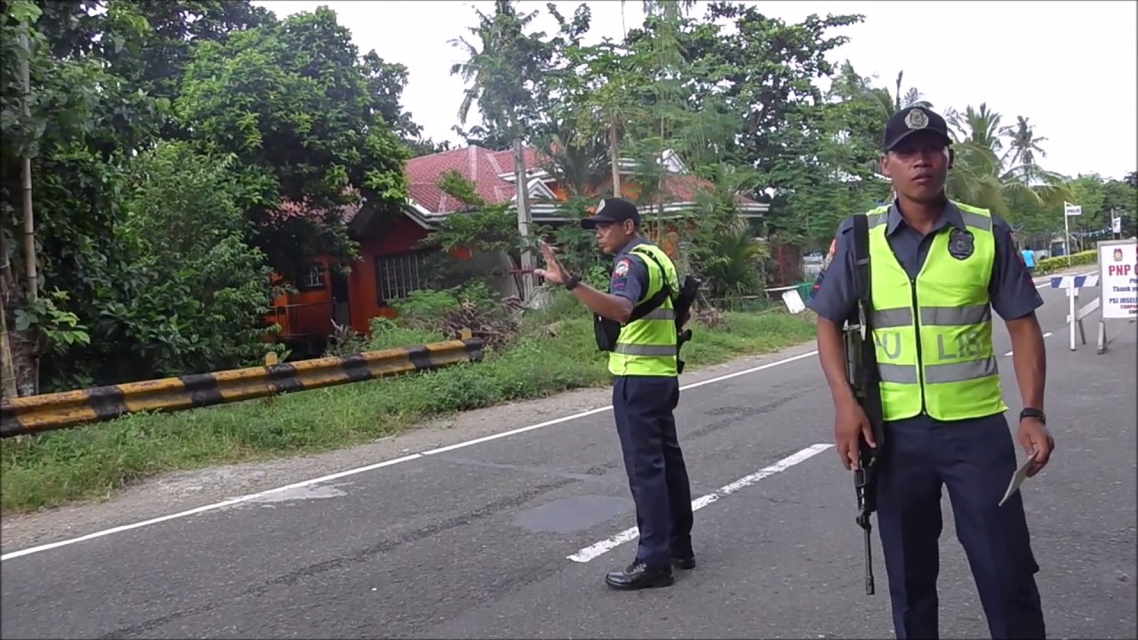 Oct.2016 Police checkpoints Leyte Philippines - YouTube