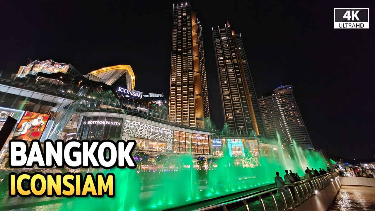 The ICONIC Multimedia Water Features Show at ICONSIAM Bangkok 2022 [4K ...