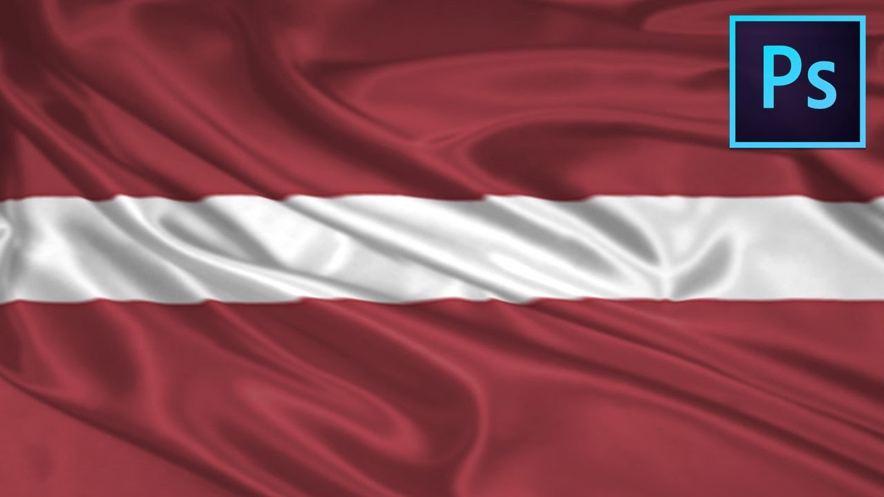 Photoshop tutorials | 3D flag - YouTube