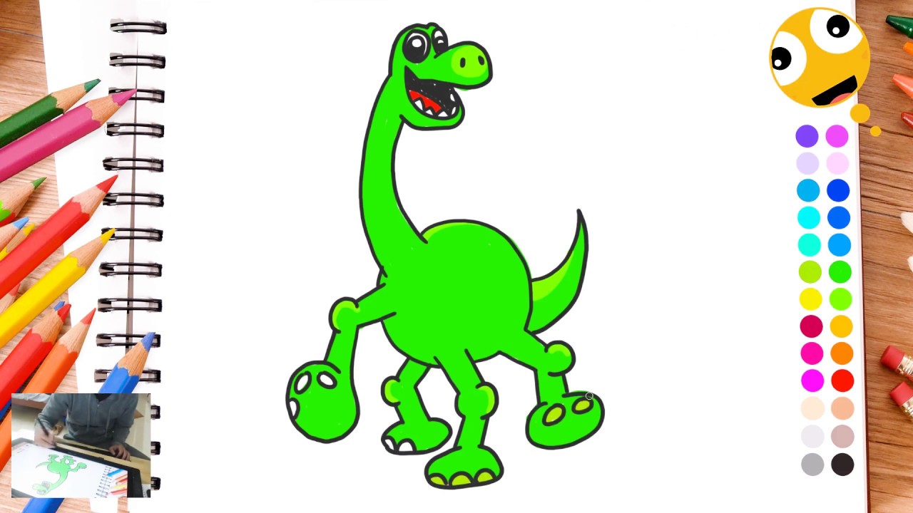 How to Draw Arlo The Good Dinosaur - YouTube