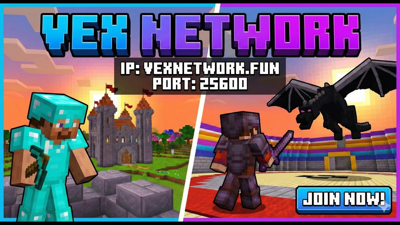 vex network intro ip - vexnetwork.fun port- 25600 - YouTube