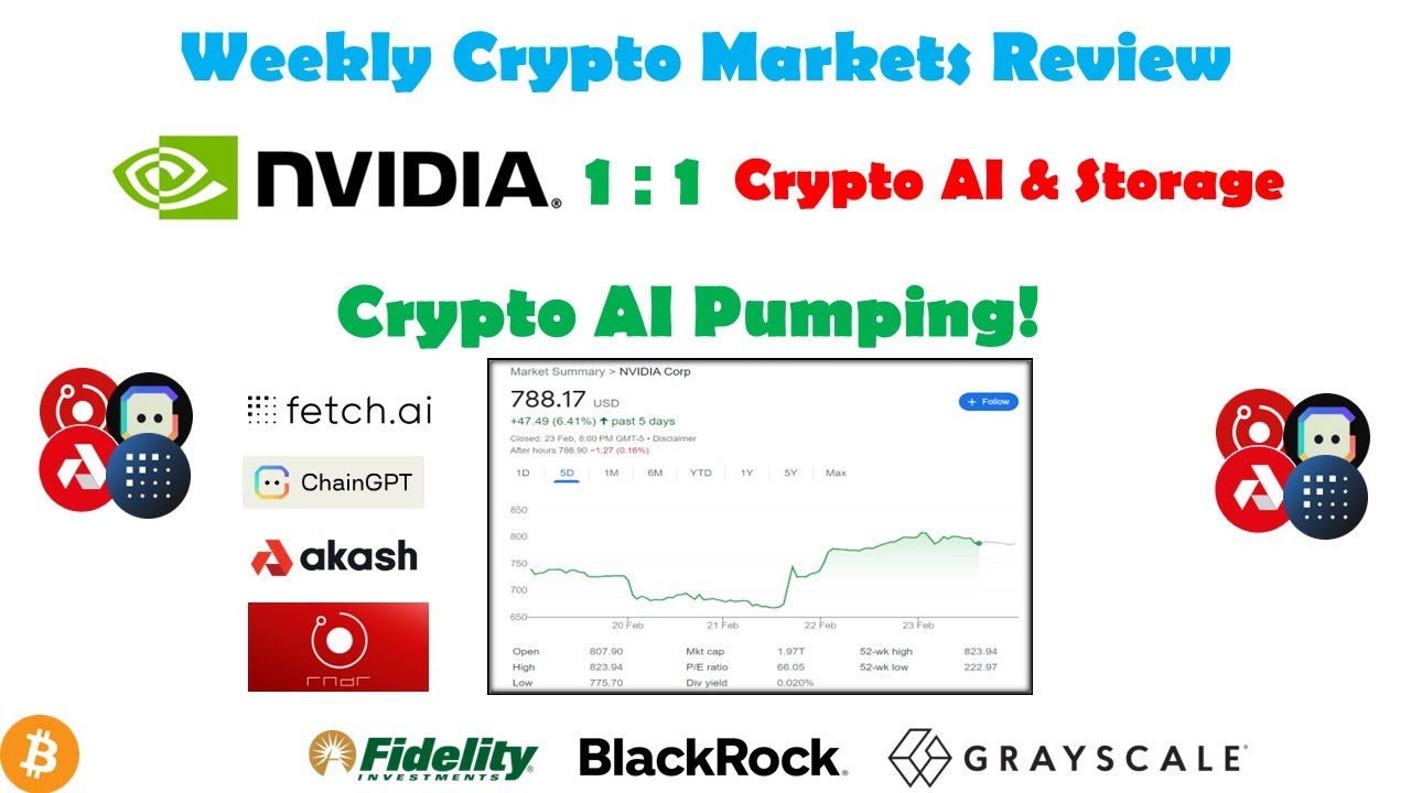 #Nvidia propels #CGPT, #FETCH, #RNDR, #AKASH towards #ATHs & #BlackRock ...