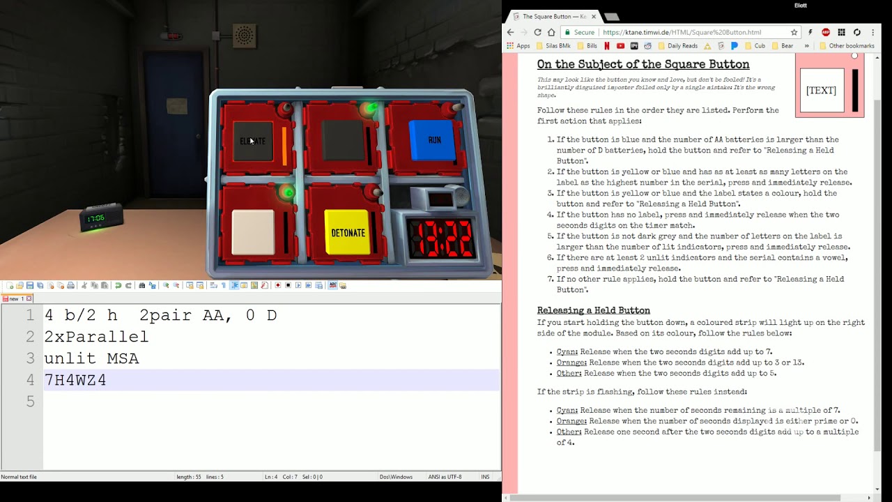 KTANE How to Square Button - YouTube
