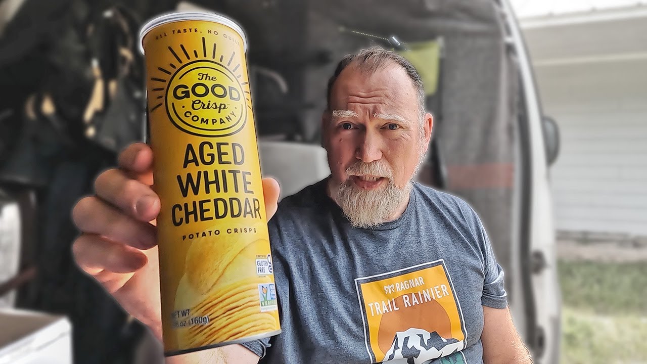 The Good Crisp Company - Aged White Cheddar Crisps - Review - YouTube