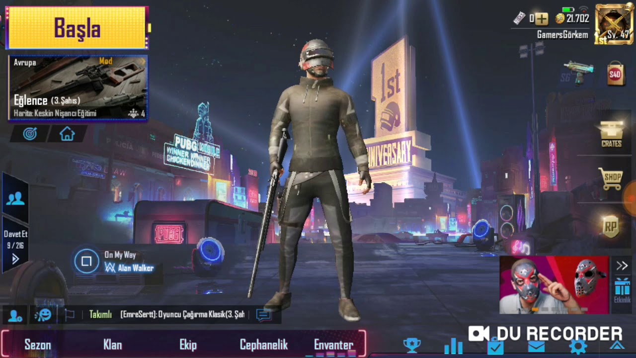 PUBG MOBILE ENVANTER VS. BAKIYOZ - YouTube