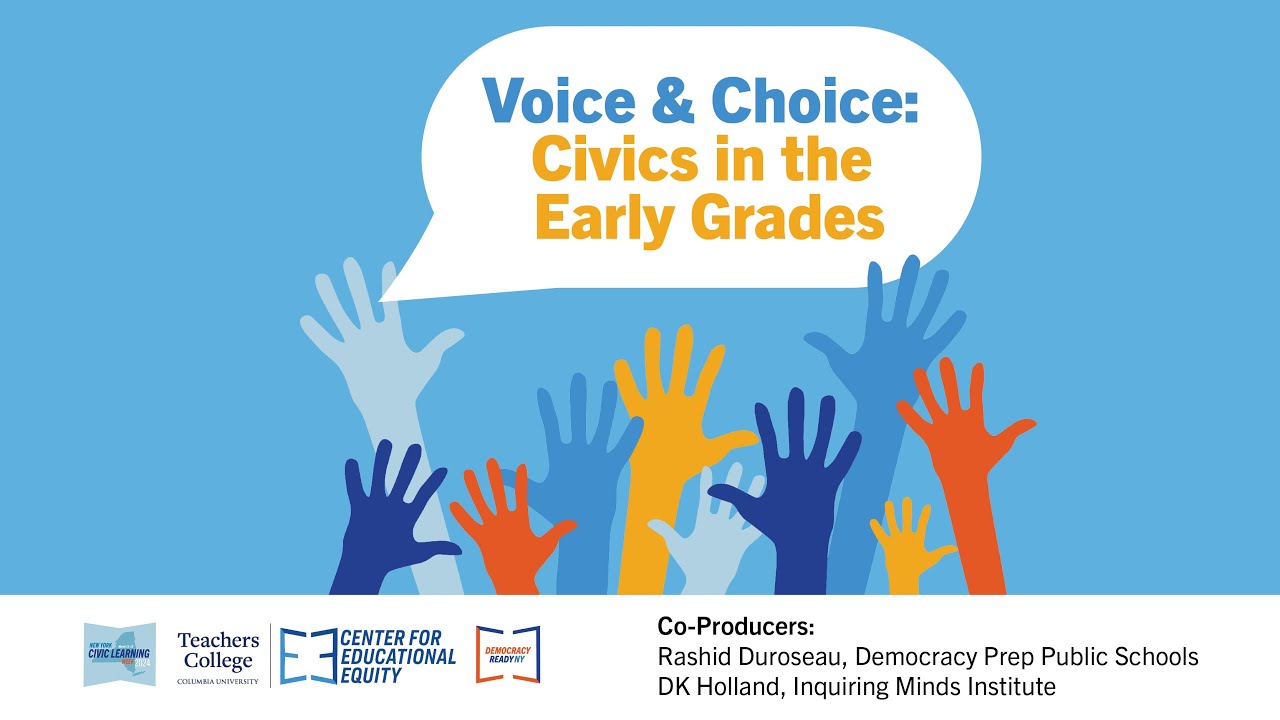 Voice & Choice: Civics in the Early Grades - YouTube