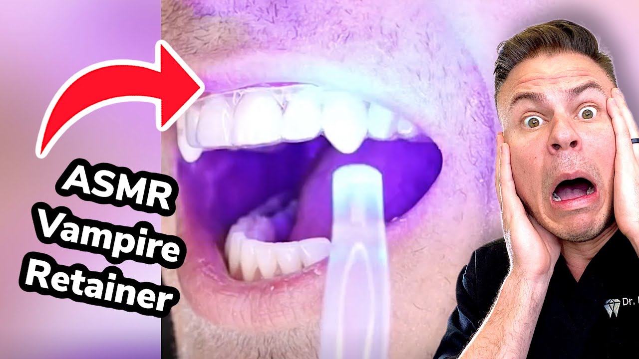 Making A ASMR Vampire Retainer - YouTube