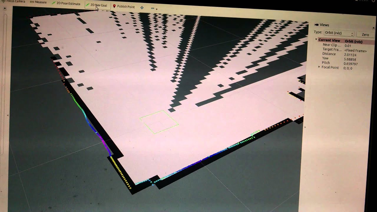 RoveME ROS RVIZ path planning test - YouTube