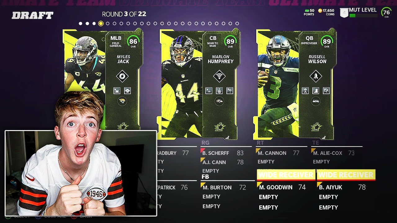 These NEW Cards Are Fire! Madden 22 MUT Draft - YouTube
