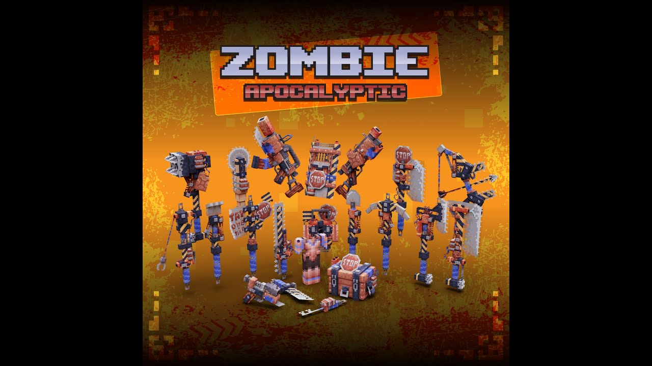 Zombie Apocalyptic Animated Weapon Set Volume 1 | Minecraft Tools ...