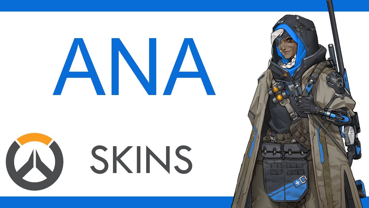 Overwatch - All Ana Skins | Preview - YouTube