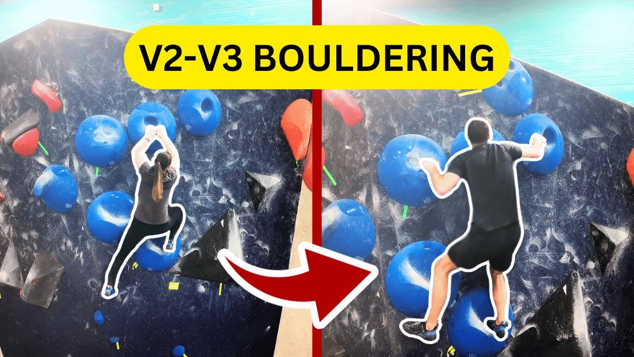 Comparing our Climbing Styles on V2-V3 Boulders - YouTube