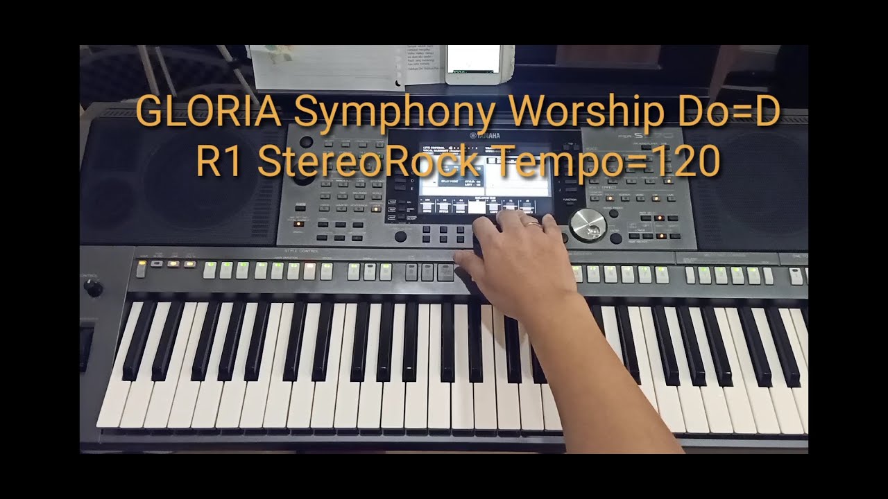 KEYBOARD GLORIA SYMPHONY WORSHIP + STYLE - YouTube