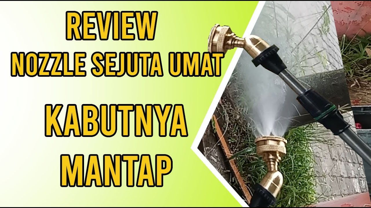 SPUYER / NOZZLE TERBAIK UNTUK PADI!!!!! kabut maksimal dan hemat air ...