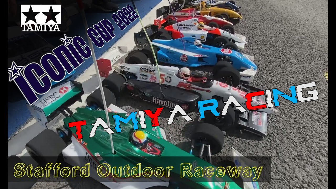 TAMIYA RC RACING ICONIC CUP Tamiya 2wd track racing F1 and FF STAFFORD ...