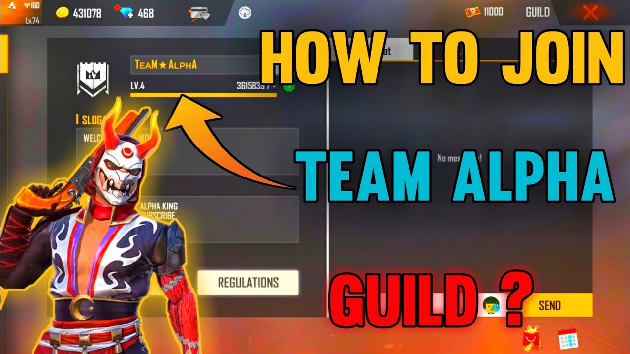 HOW TO JOIN TEAM ALPHA GUILD 🤔 || IN FREE FIRE || - YouTube