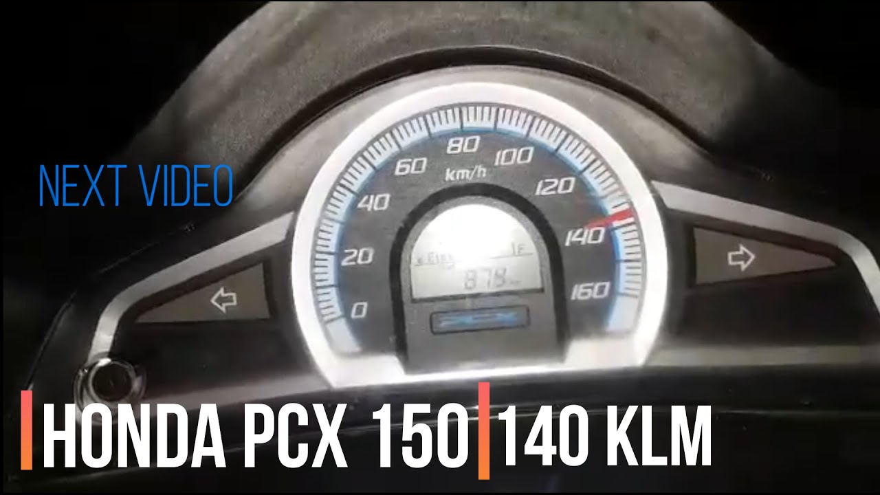 HONDA PCX 150cc TOP SPEED 140 KM. - YouTube