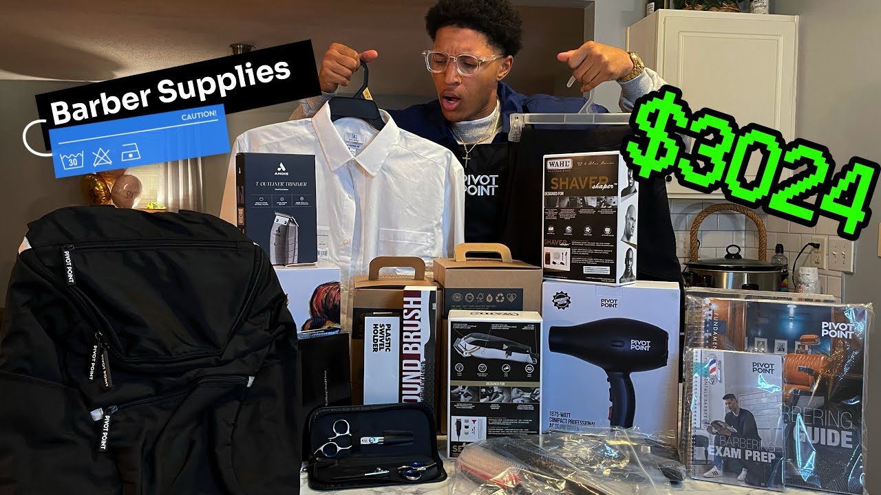 Unboxing my ENTIRE Barber School Kit (OVER $3,000) - YouTube