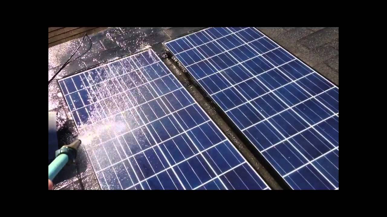 Solar Panel Test: Dirty vs. Clean - YouTube