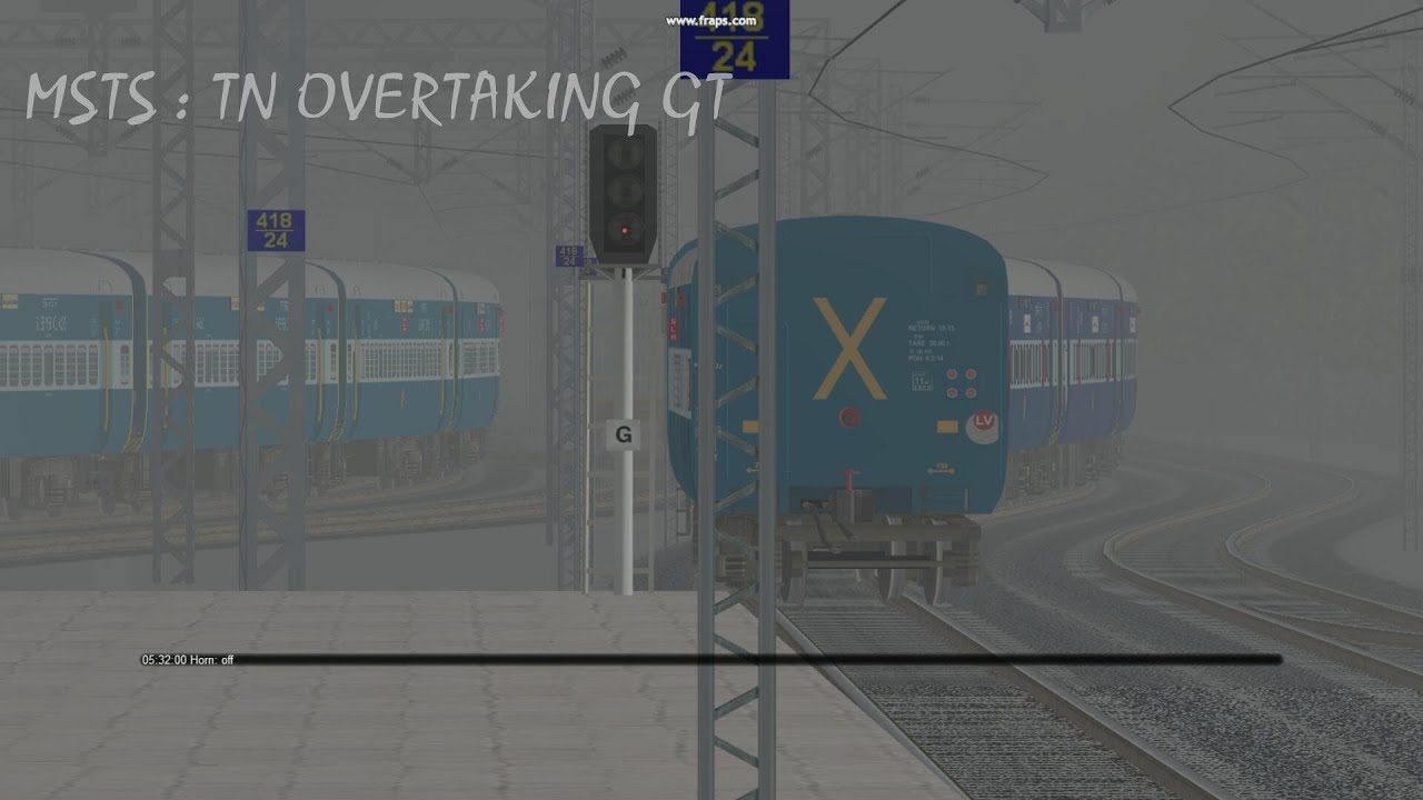 [MSTS] Indian railways : WAP4 Tamilnadu Overtakes WAP7 Grand trunk ...