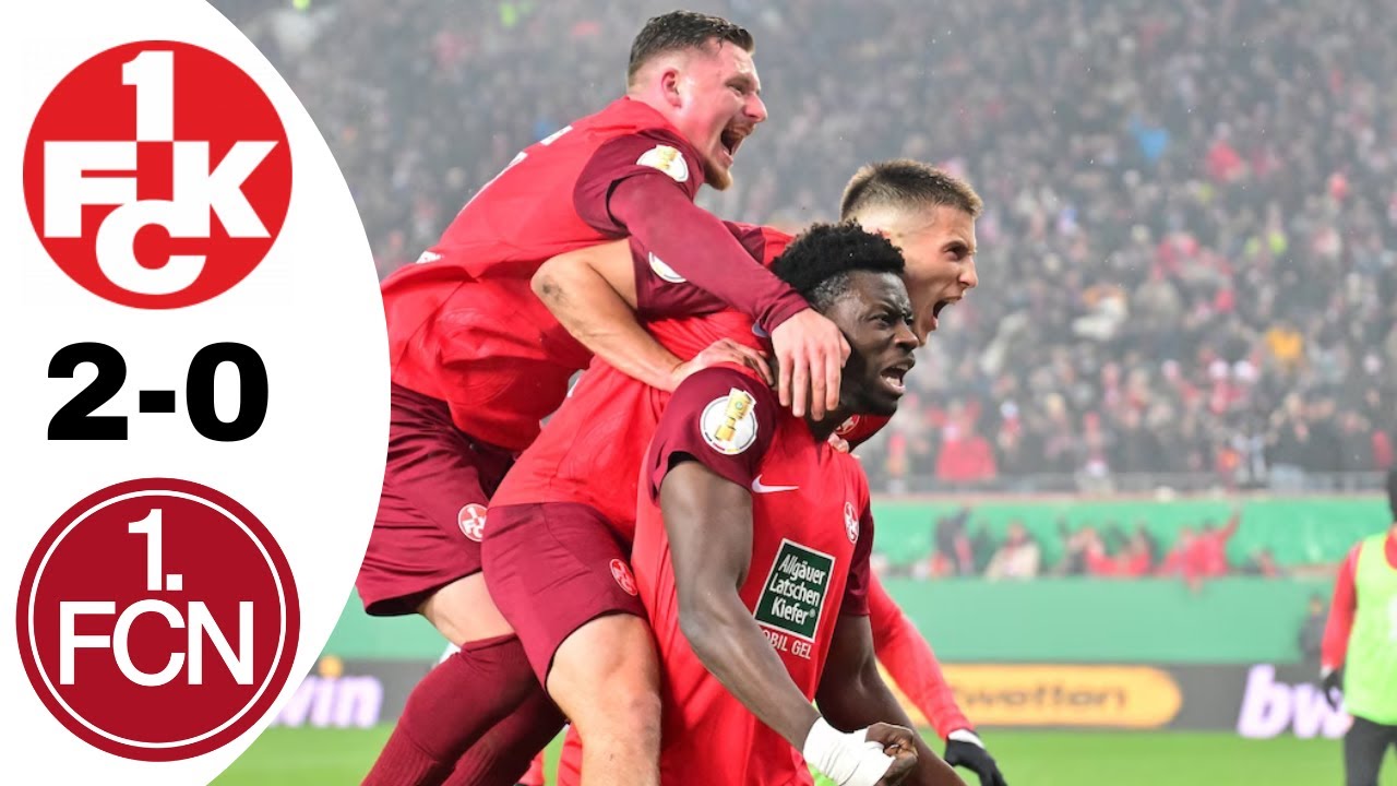 Fc Kaiserslautern Vs Fc Nürnberg 2 0 Highlights Dfb Pokal 2023 2024
