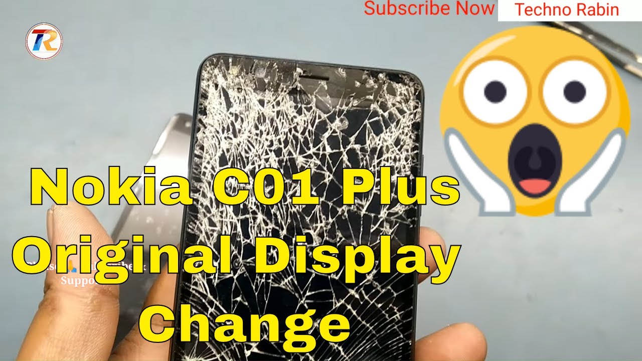Nokia C01 Plus Original Display Change - YouTube
