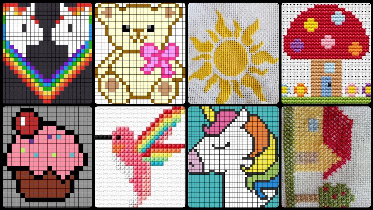 Graph design for baby sweater/ - YouTube