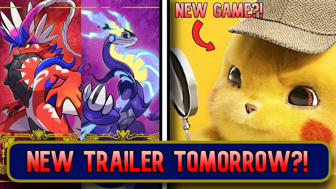 NEW TRAILER TOMORROW?! NEW DETECTIVE PIKACHU GAME?! Pokemon Leaks and ...