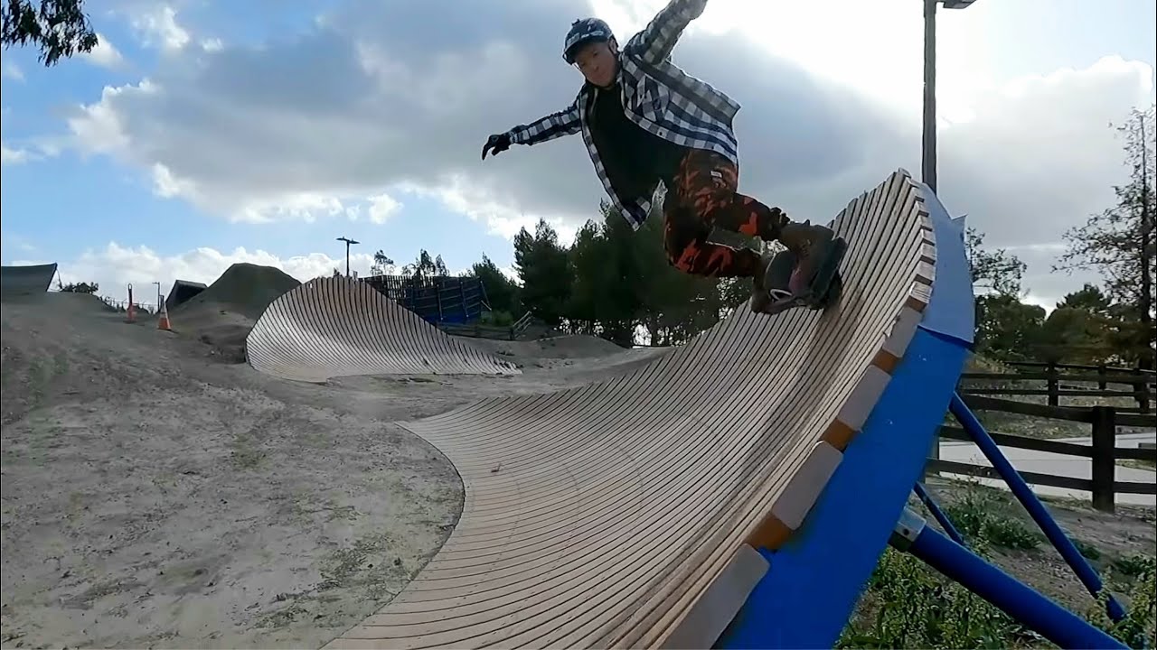 'VESC' aka Lil FOCer modded onewheel at the BMX Action Park! - YouTube
