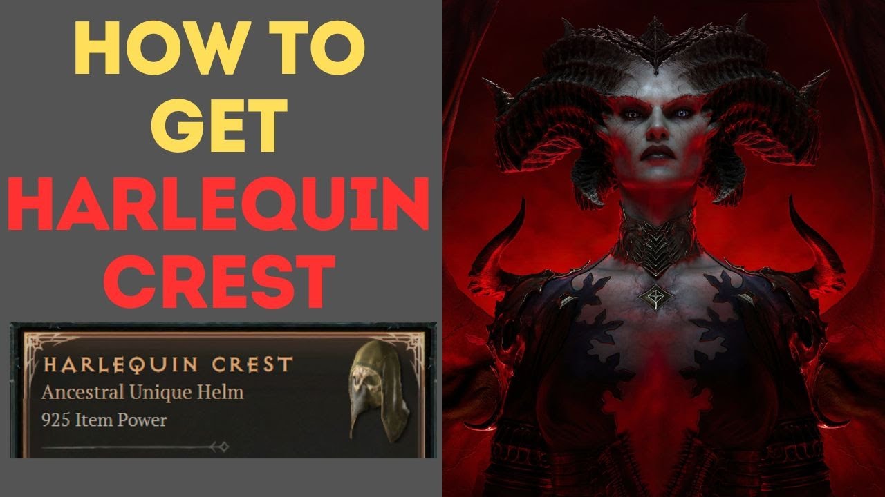 Diablo 4: How to Get Harlequin Crest - YouTube