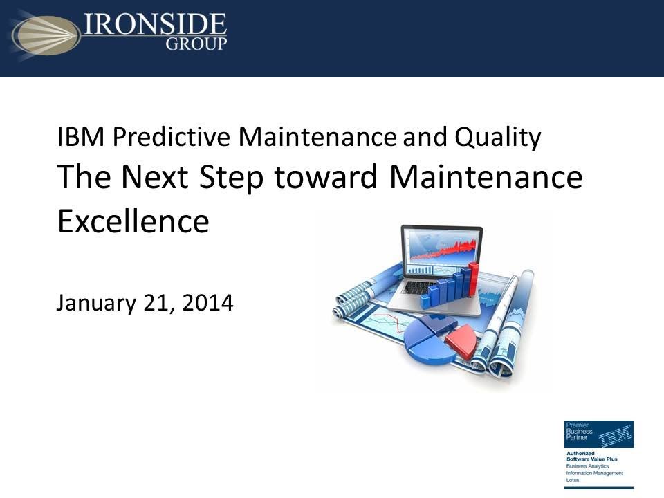 IBM Predictive Maintenance & Quality Webinar- IBM Predictive ...