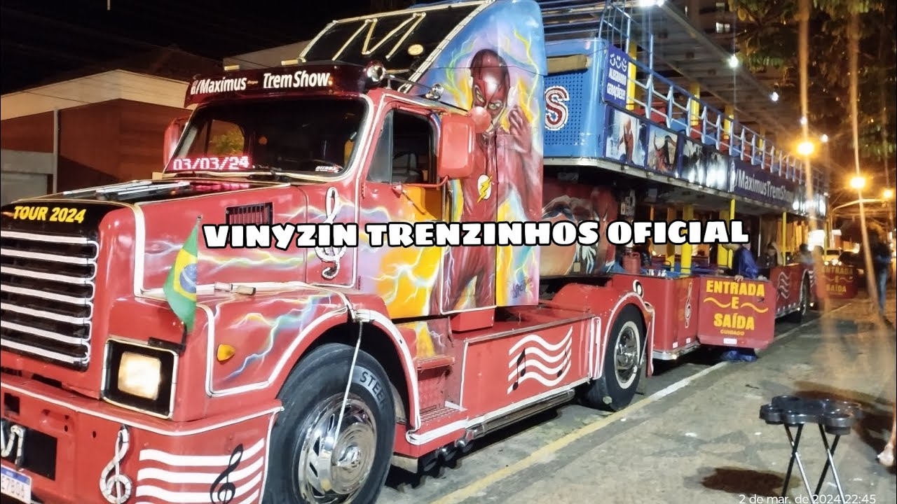 Carreta Da Alegria Maximus Trem Show •Monte Alto SP •Vídeo 01 # ...