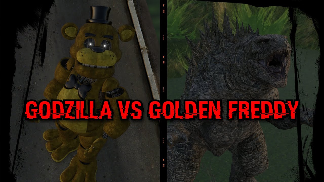 [FNAFXGODZILLA/BLENDER] Godzilla VS Golden Freddy!! - YouTube