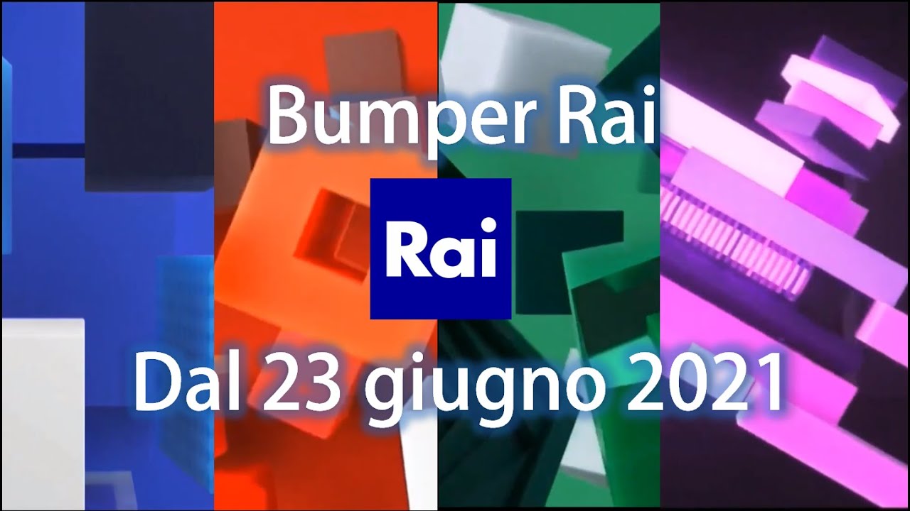 Raccolta Nuovi Bumper Rai | Giugno 2021 - YouTube