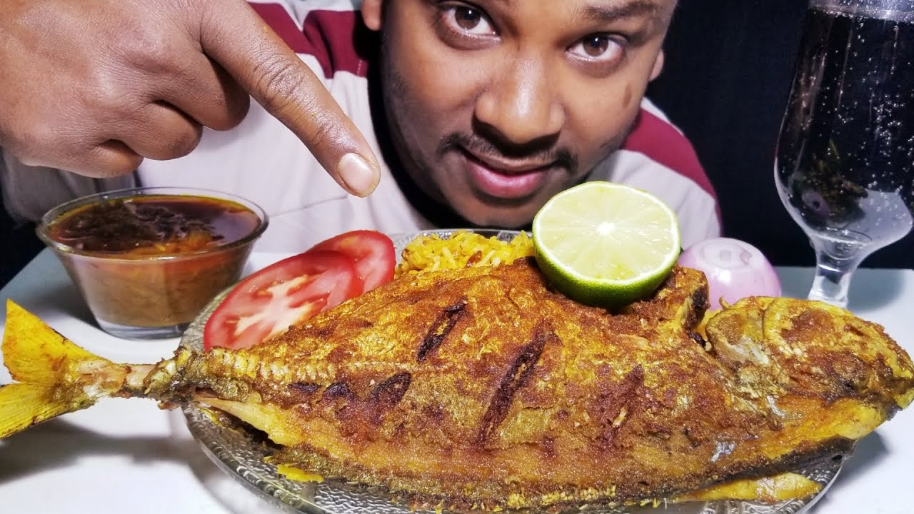 Spicy big tona fish curry eating asmr| Mukbang asmr full fish curry eating challenges|Xp eating ...