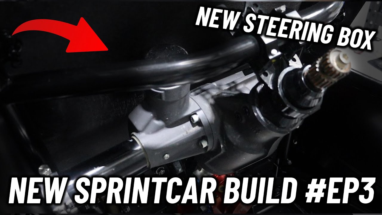 Brand NEW Sprintcar Build Series l Installing Steering Box & LS MSD ...