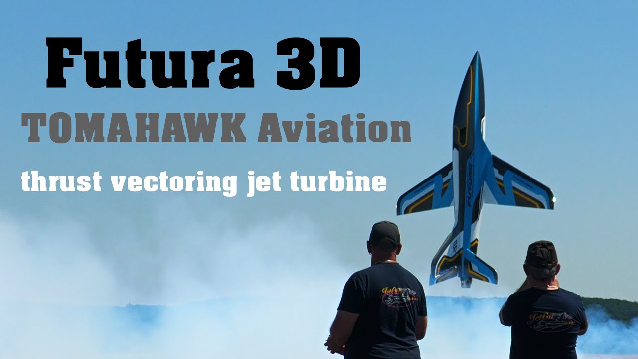 Futura 3D TOMAHAWK | thrust vectoring jet turbine | 4K | 2023 - YouTube