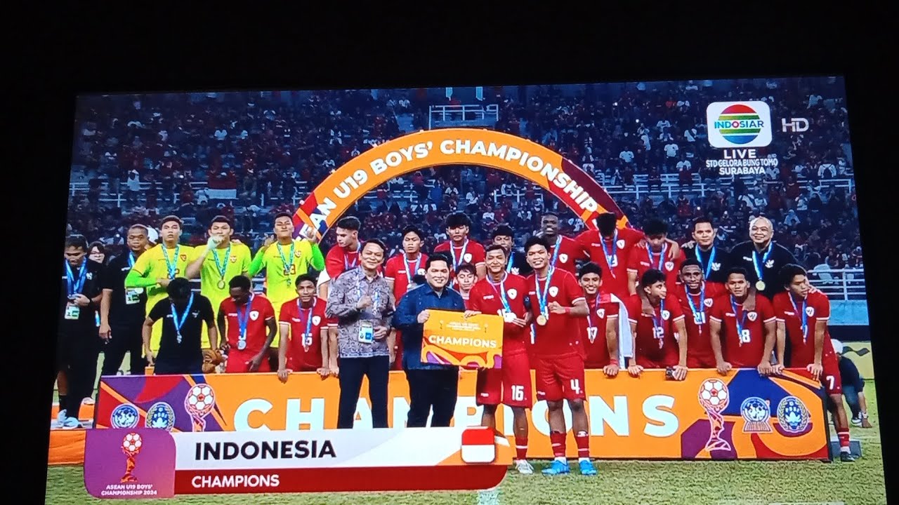 moment Indonesia u19 juara ASEAN BOY champions 2024 - YouTube