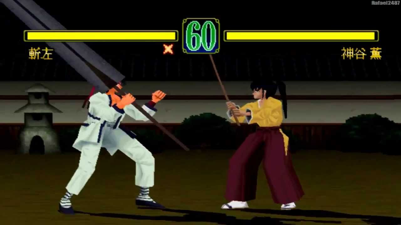 Samurai X PS1:Rurouni Kenshin Ishin Gekitouhen (Sanosuke/Zanbatou) vs ...