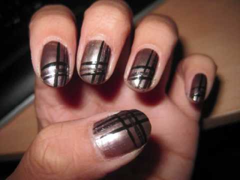 Plaid Nails