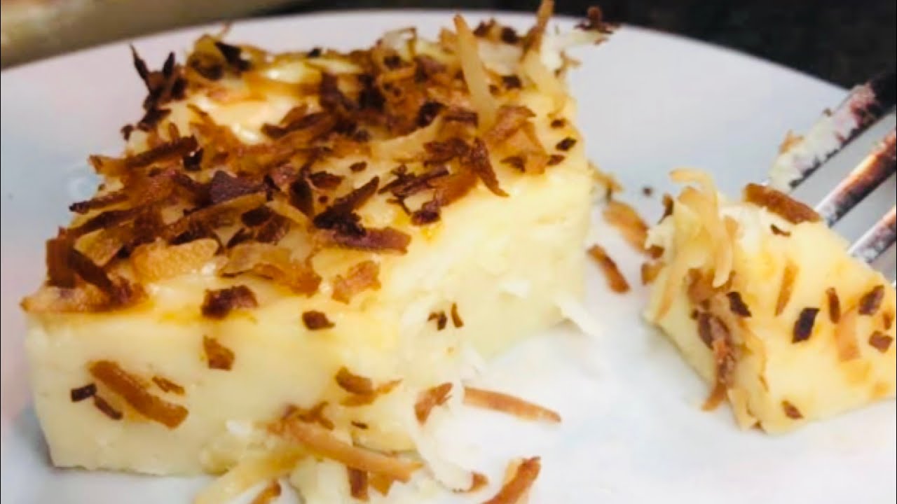 SIMPLE MAJA with TOASTED COCONUT FLAKES recipe - YouTube