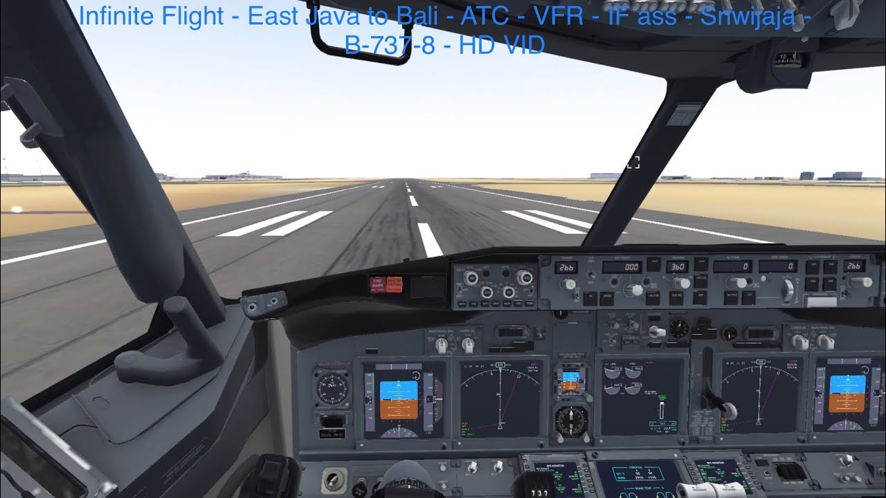 Infinite Flight - Juanda (WARR) to Bali (WADD) - B737-800 - Sriwijaja ...