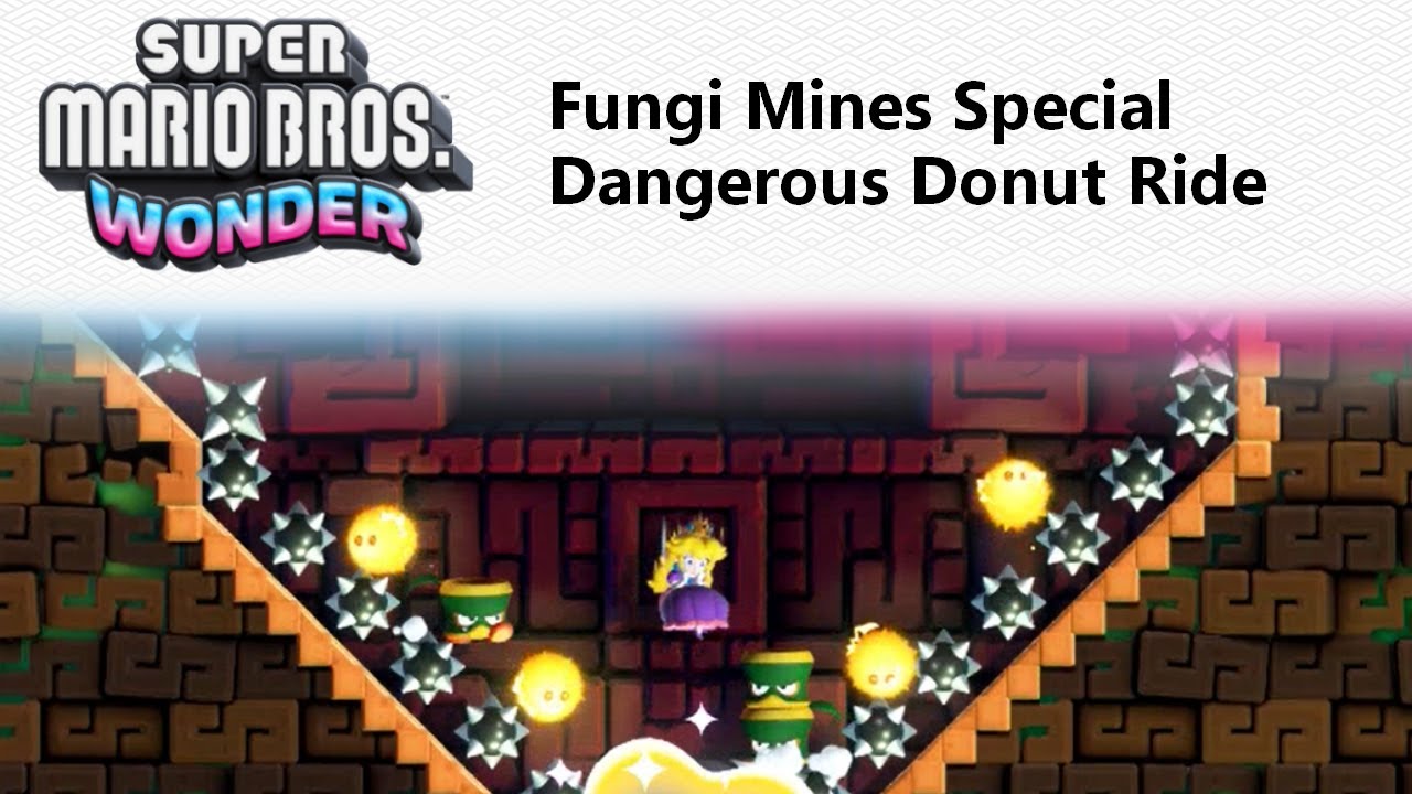 Super Mario Bros Wonder - Part 75 (Fungi Mines Special: Dangerous Donut ...